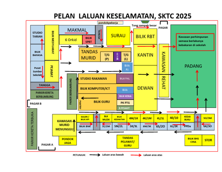 PELAN LALUAN KESELAMATAN SKTC 2025. (Terbaru) PDF | PDF