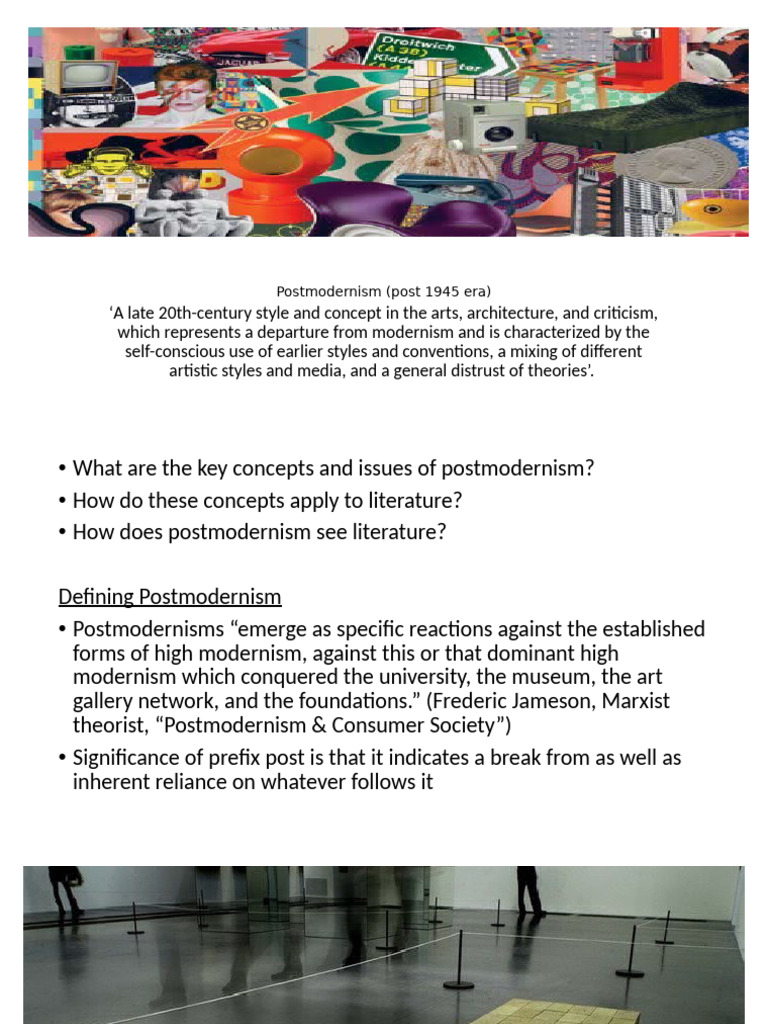 Postmodernism and Falling Man | PDF | Postmodernism | Liberal Arts Education