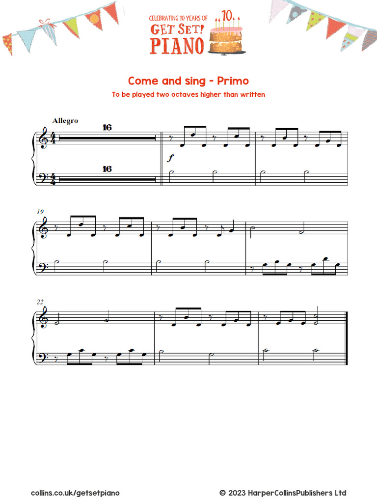 Come and Sing | PDF