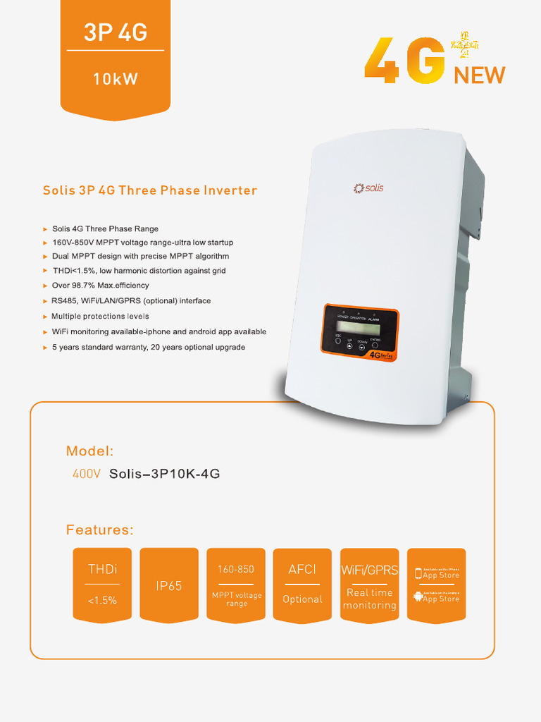 Solis-GS10kw-3P.4G | PDF