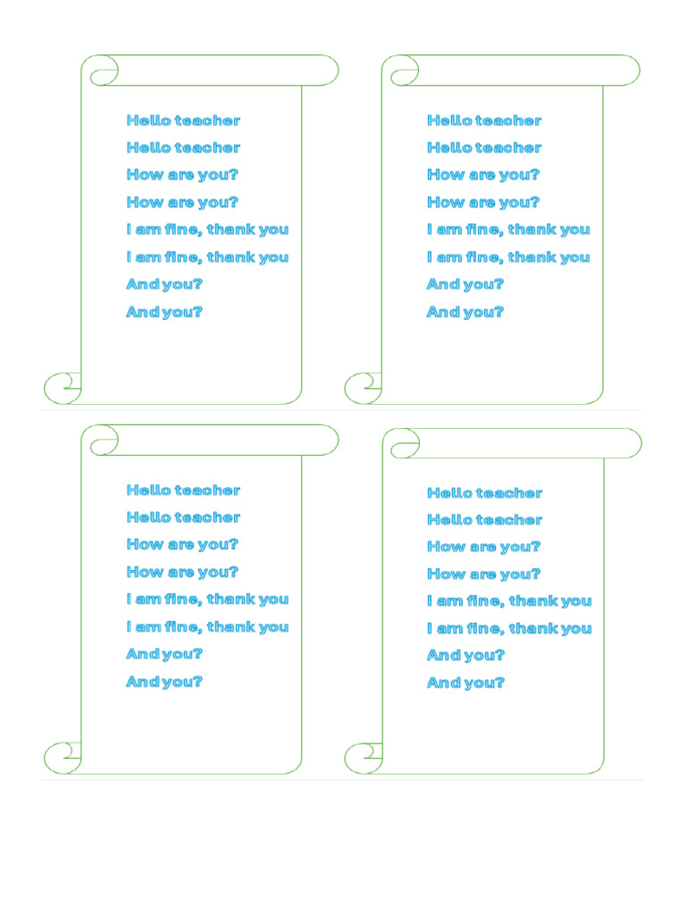 letra hello teacher | PDF