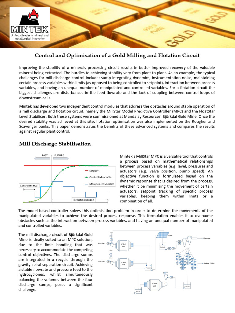 milling-flotation-control-of-gold-circuit-linkedin-article.pdf.pdf | PDF | Mathematical Optimization