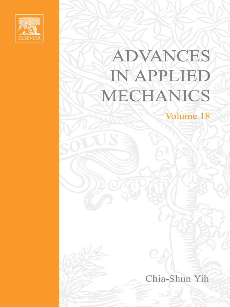 Chia-Shun Yih (Ed.) - Advances in Applied Mechanics, Vol. 18 - (1979 ...