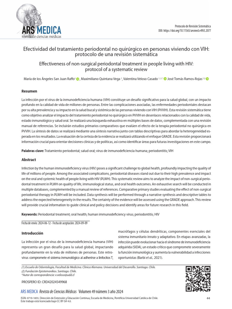 articulo perio | PDF | Manejo del VIH / SIDA | VIH