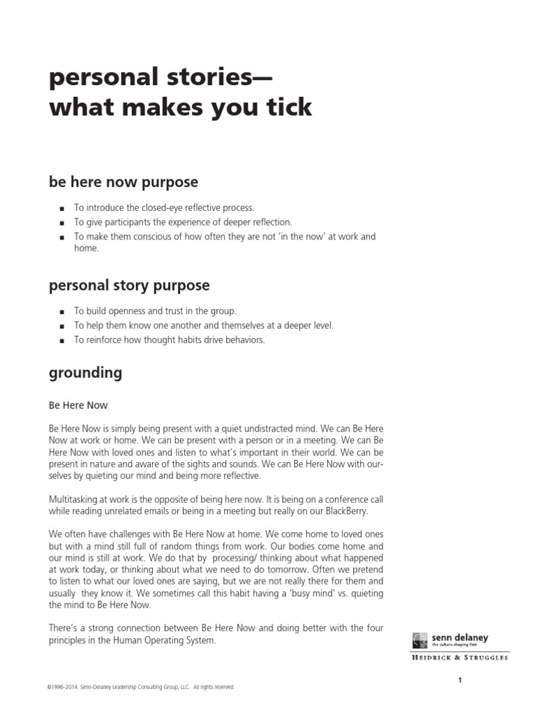 !!SD New Personal Stories | PDF | Mind | Thought
