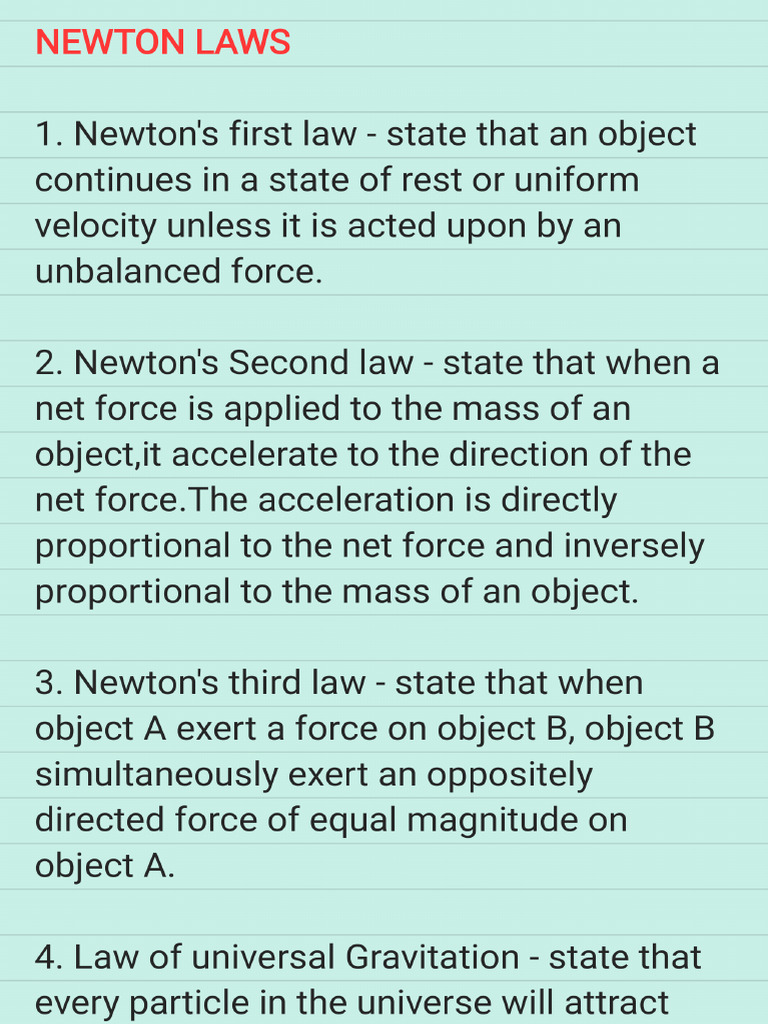 Physics Definations | PDF