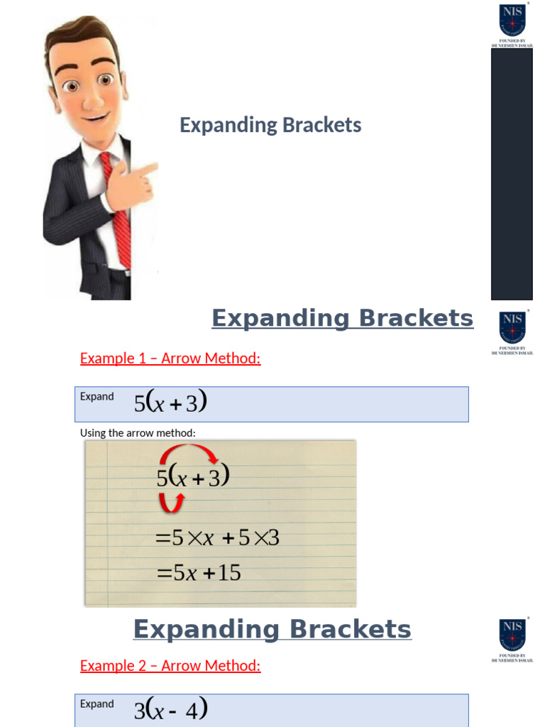 Expanding Brackets | PDF