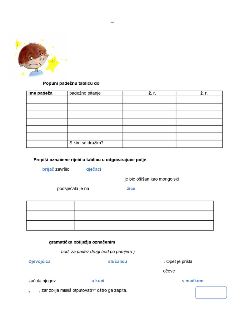 Priprema Za Drugi Ispit Znanja 5 A | PDF