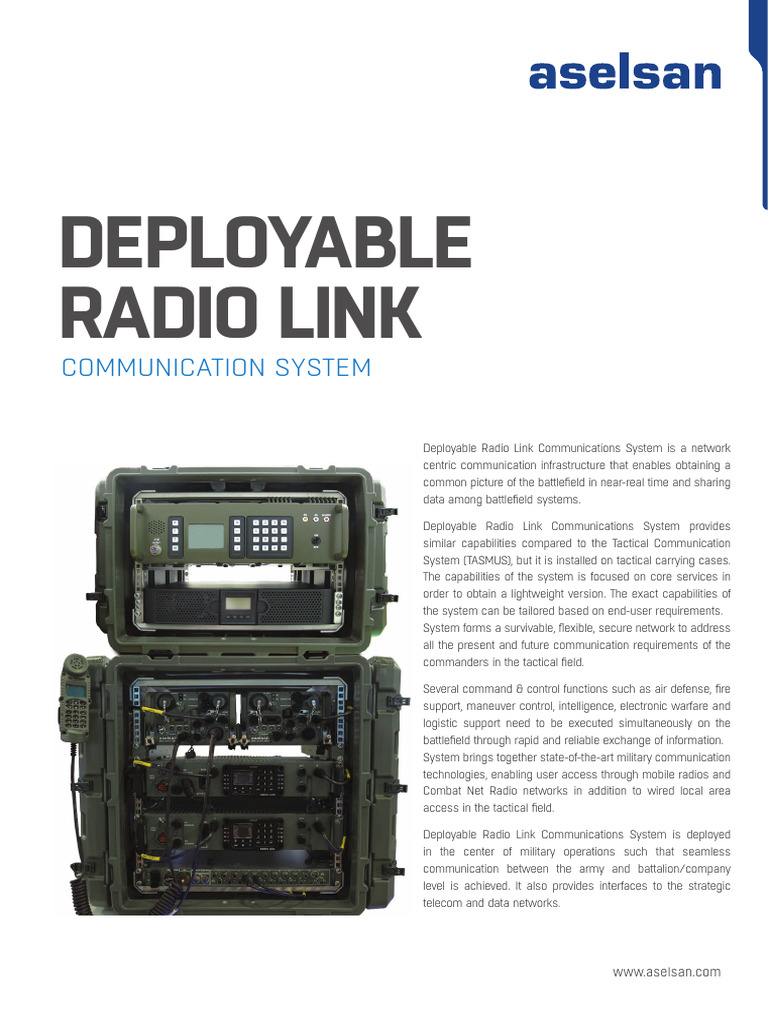 Deployable Radiolink 6137 | PDF | Computer Network | Radio