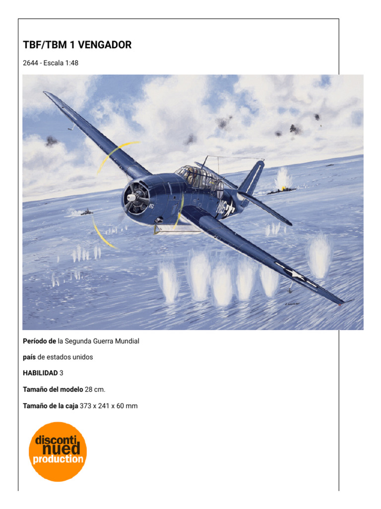 Italeri - TBF - TBM 1 Avenger | PDF