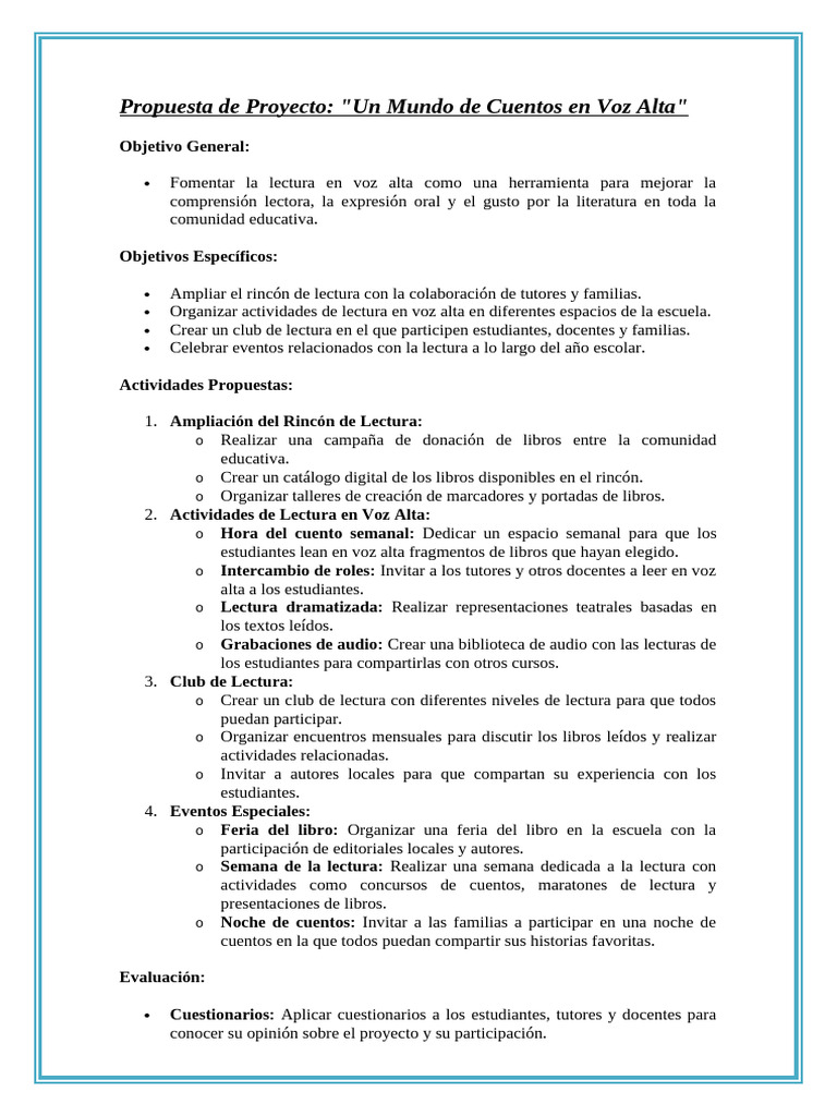 Fomentando la Lectura en Voz Alta | PDF | Escuelas | Enseñando