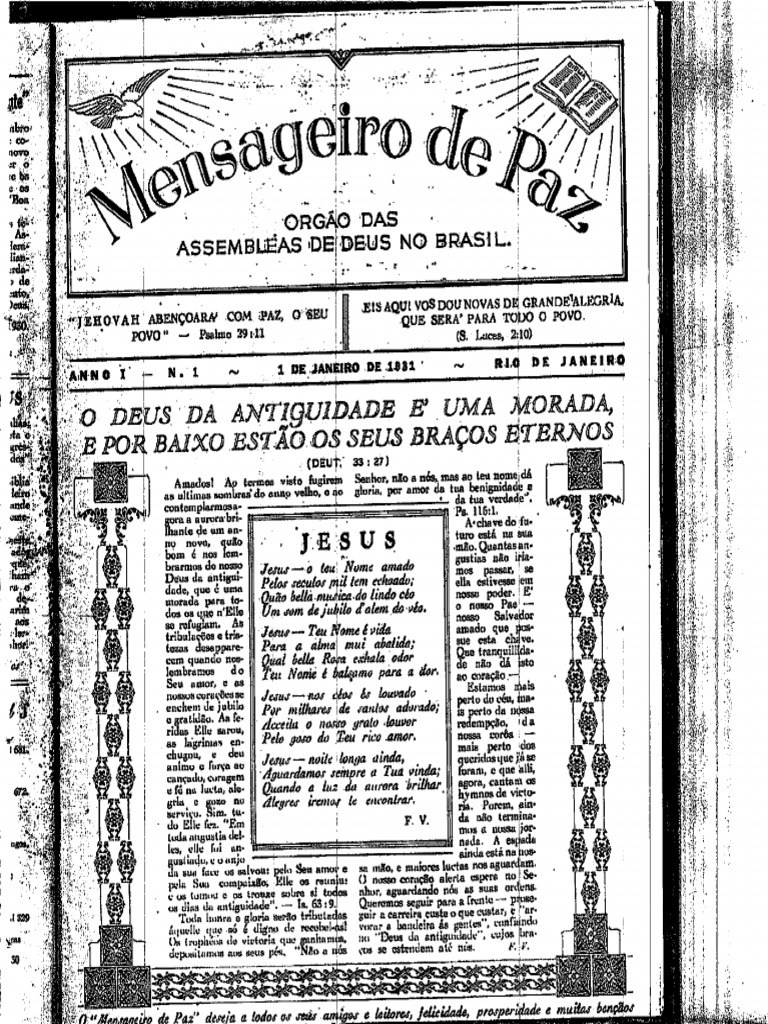 MENSAGEIRO DA PAZ_001_1931_001_001 | PDF