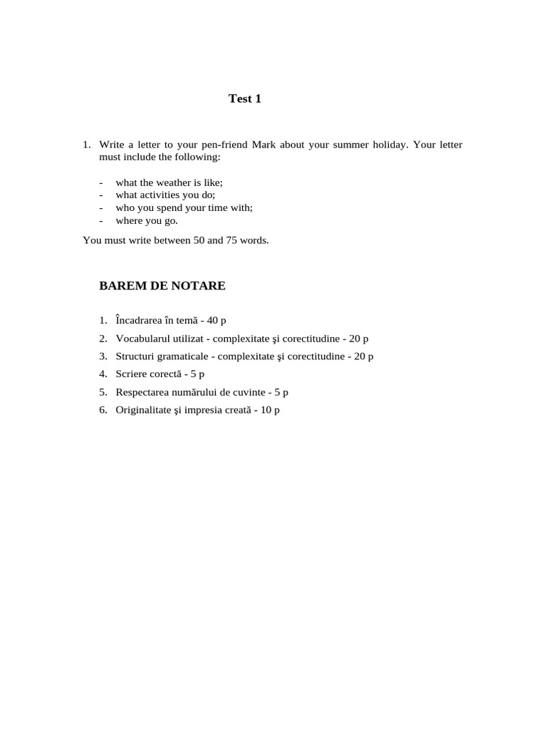2021 Subiect Examen Scris 1 Kxymzue5 | PDF