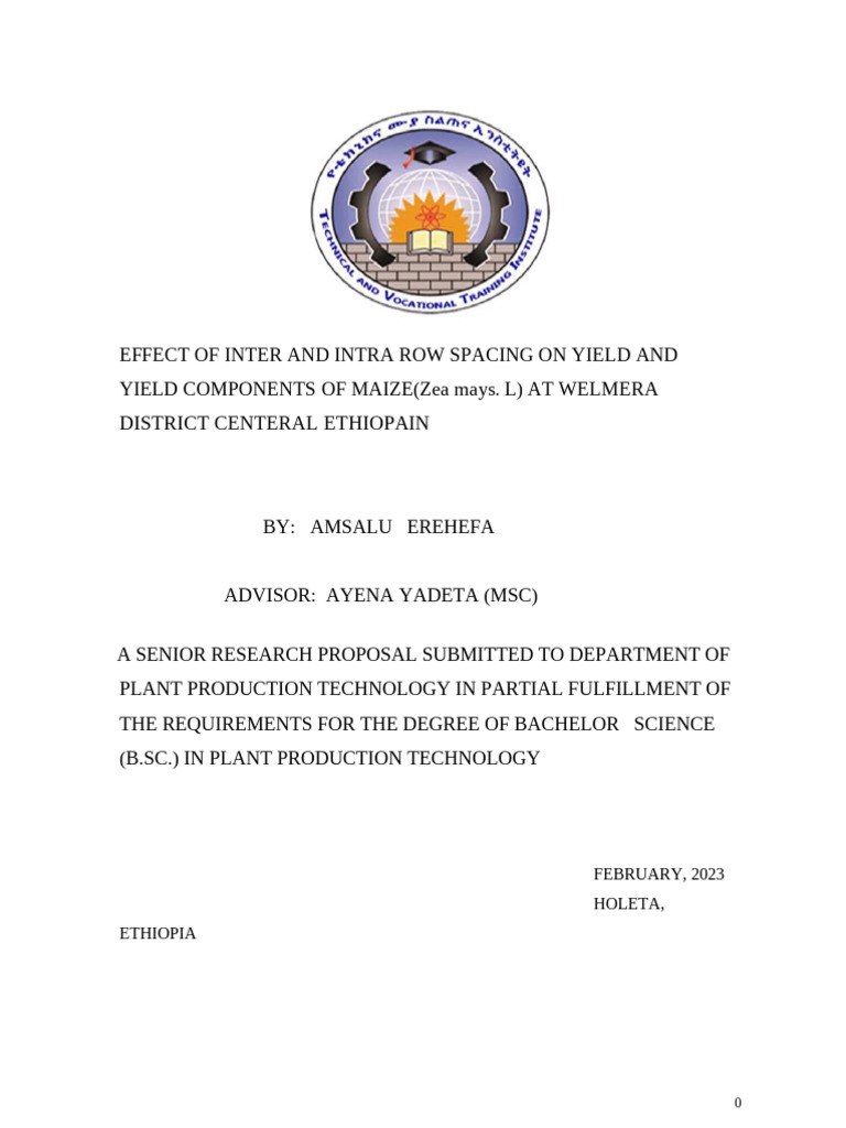 Aaaaaaaaaaaaaaaaaaaaaaaaaaaaa Asmera | PDF | Maize | Soil