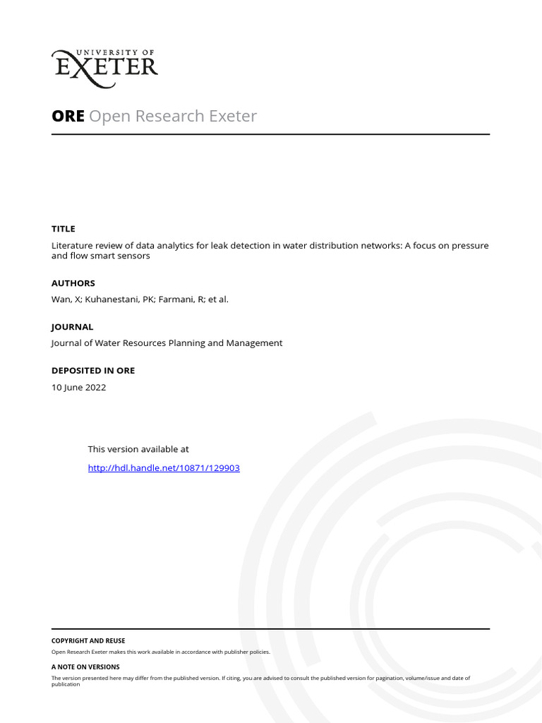WRENG-5677_R3 | PDF | Leak | Principal Component Analysis