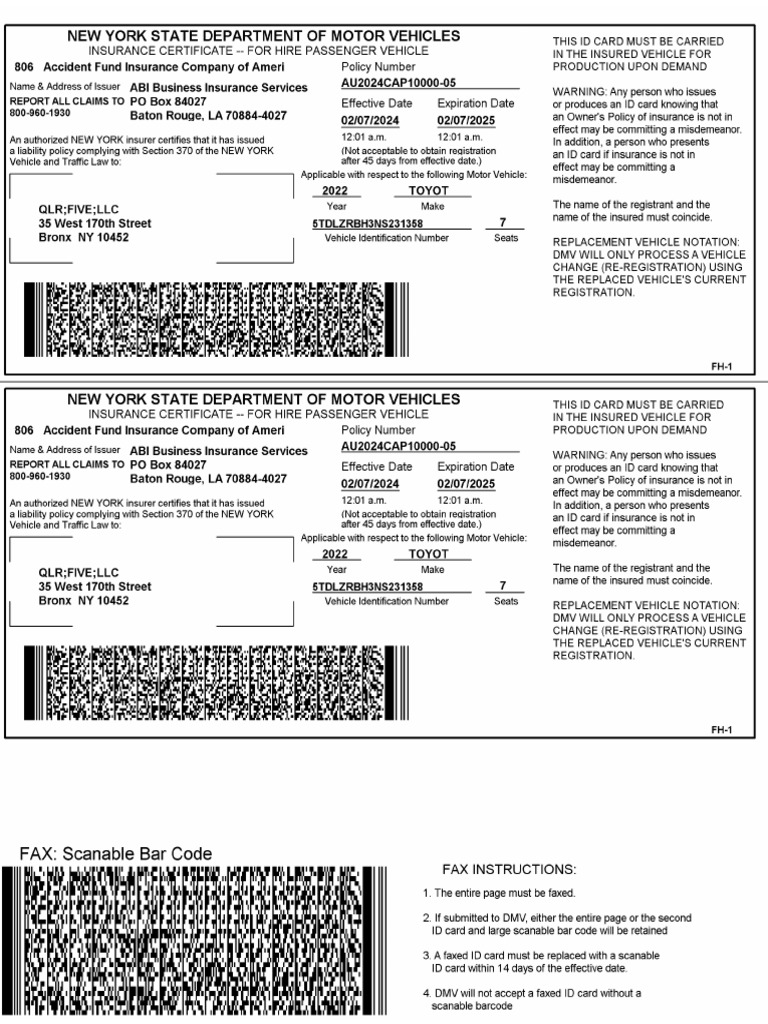 NS231358-Insurance-02 07 2025 | PDF | Insurance | Vehicle Insurance