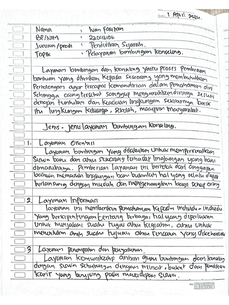 Ivan Fauzan Tugas 7 BK | PDF