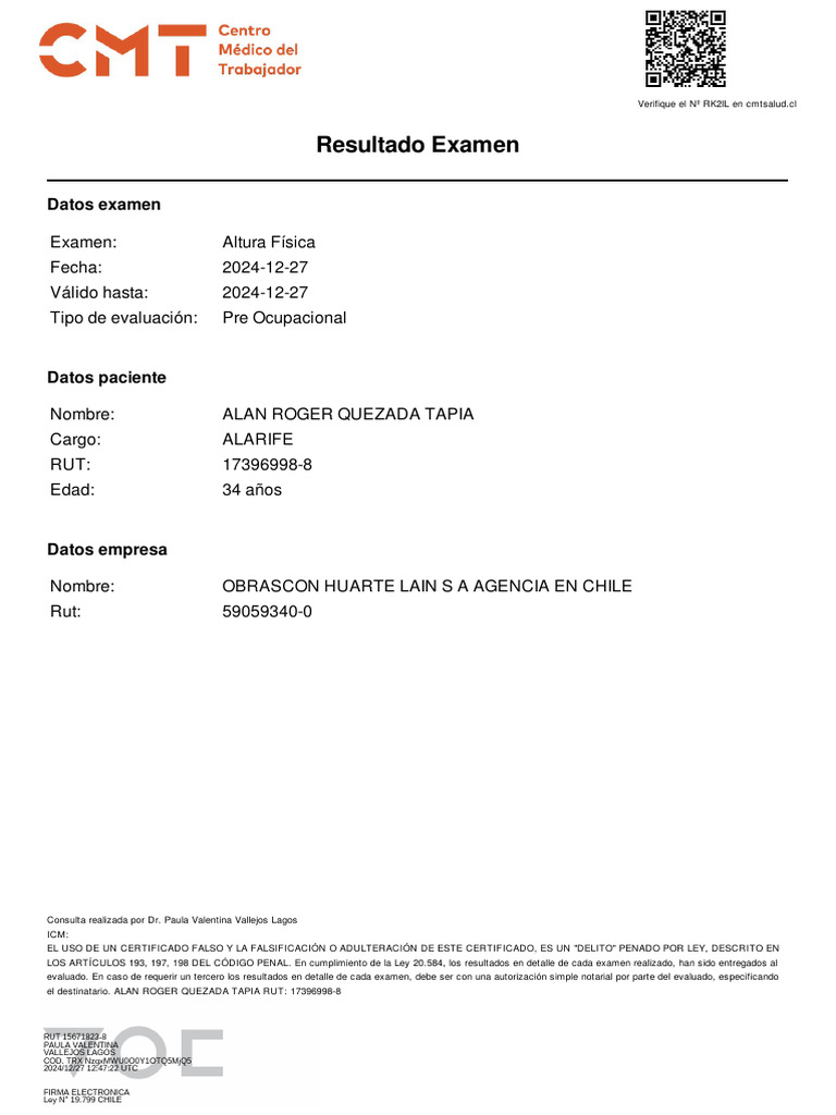 Examen Alan Quezada | PDF | Medicina CLINICA | Especialidades Medicas