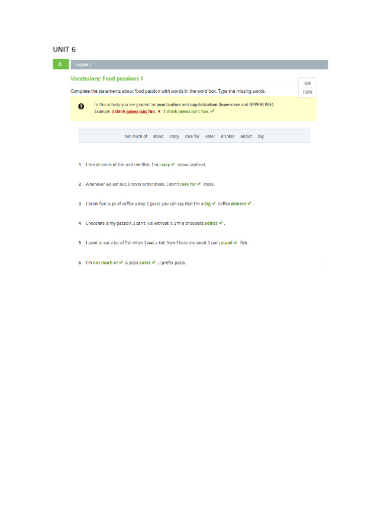 UNIT 6 Basic 9 | PDF