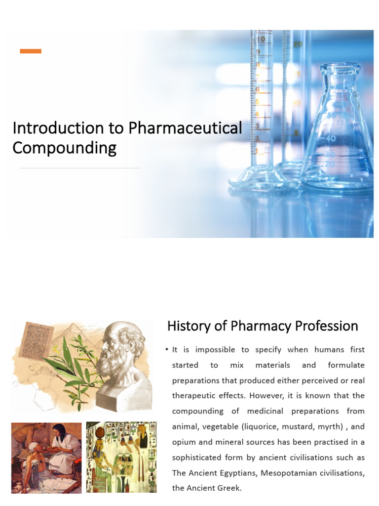 Introduction To Pharmaceutical Compounding | PDF | Pharmaceutical ...