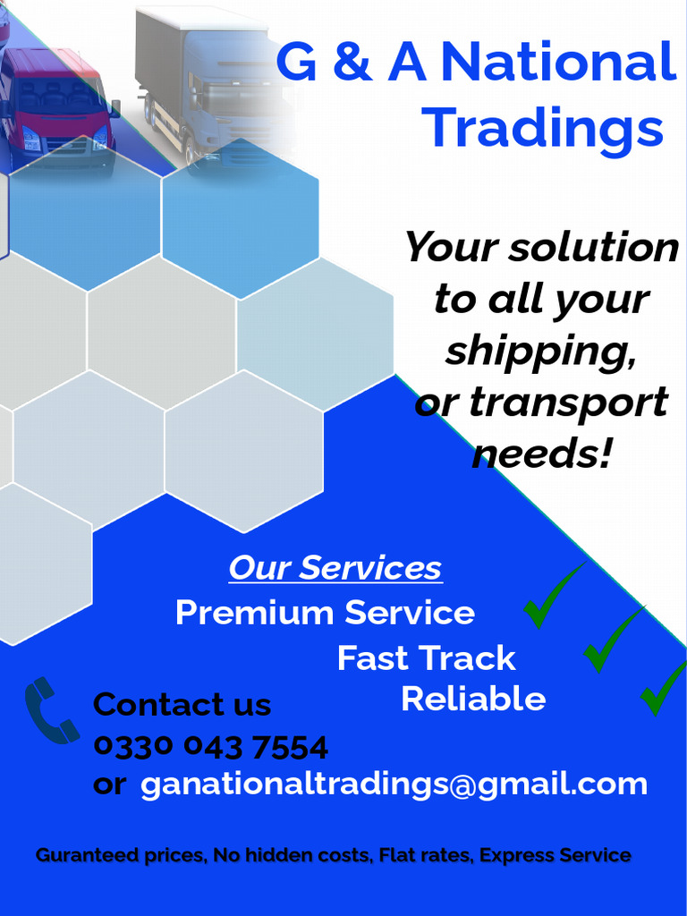 Transport and Logistics Ad Flyer | PDF