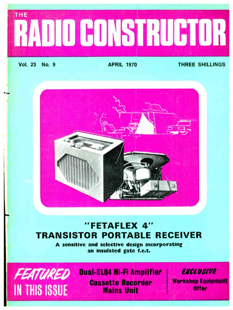 Radio Constructor 1970-04 | PDF | Amplifier | Electrical Components