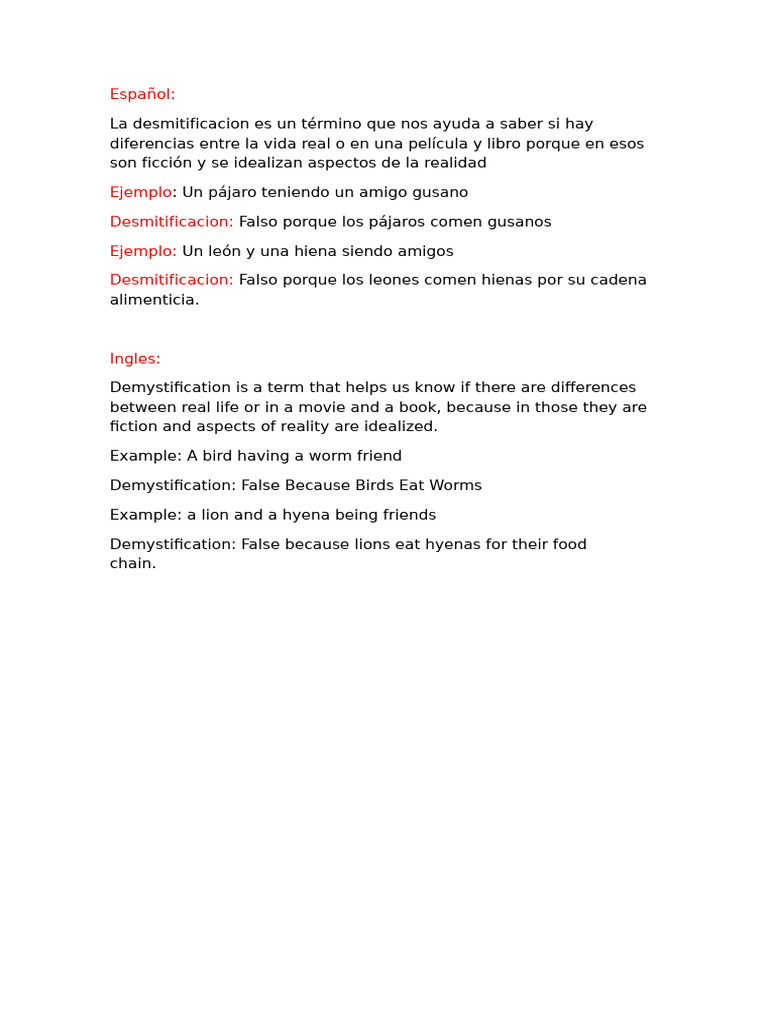 Desmitificacion Zoografia | PDF