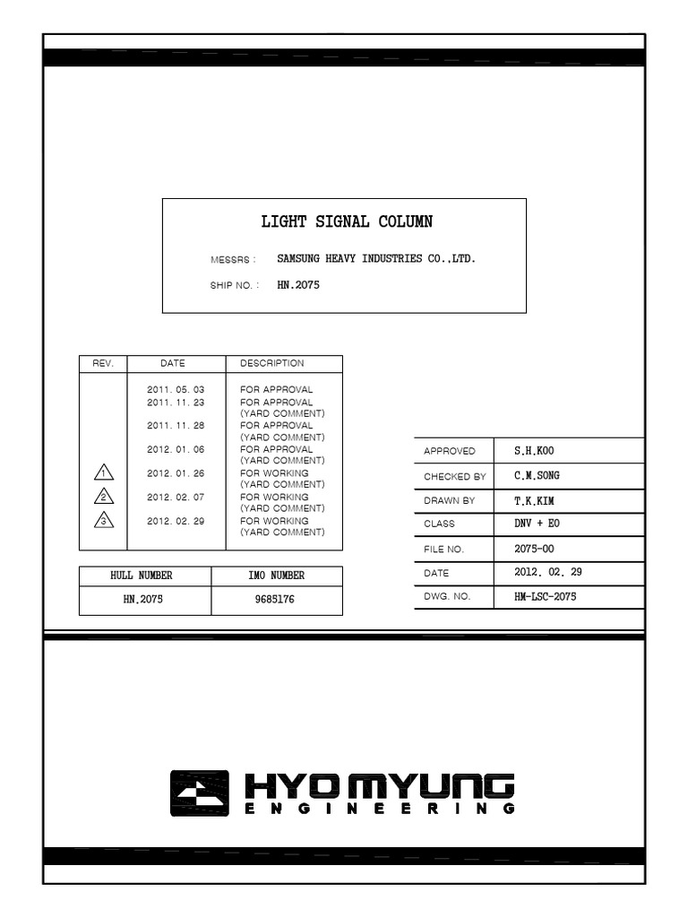 Light Signal Column Specifications | PDF | Light | Lighting