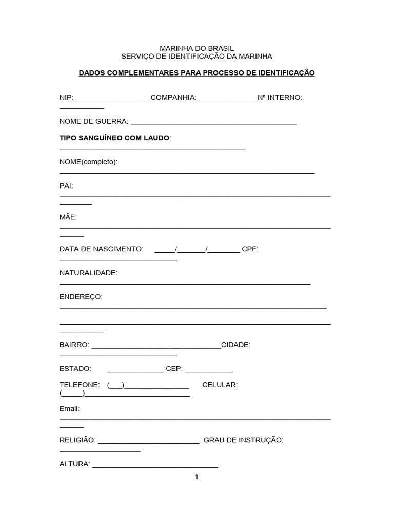 FORMULARIO DE DADOS (2) Assinado | PDF