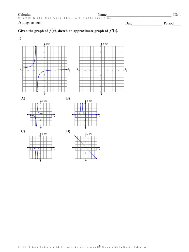 Compare F and F - Graphs Worksheet | PDF