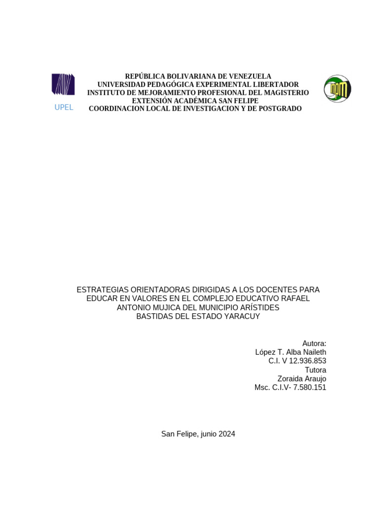 completo proyecto Alba-3 | PDF | Plan de estudios | Maestros