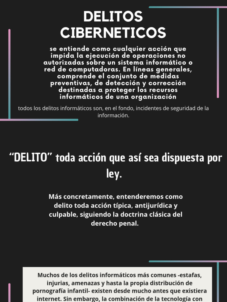 Delitos Cibernéticos: Definición y Tipos | PDF | Cibercrimen | Internet