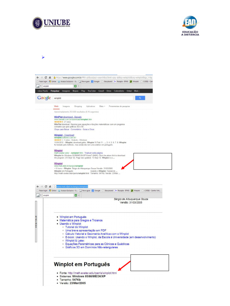 Tutorial Do Winplot - AVA | PDF