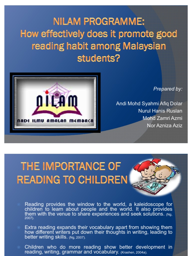 Nilam Programme [Final] | Mentorship | Reading (Process)