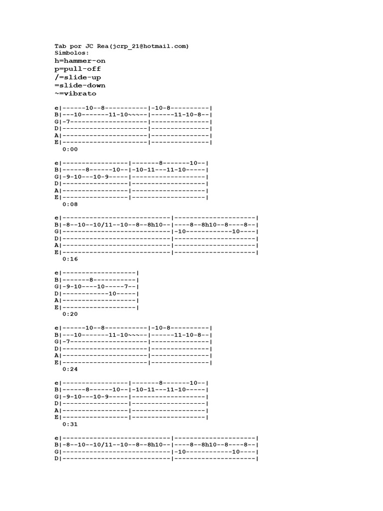 Acordes y Tabs de "Flor de Luna" | PDF