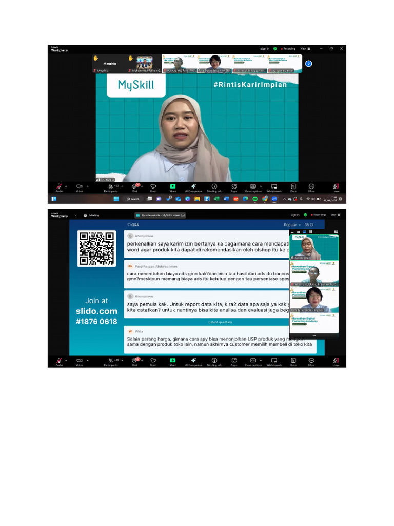 Zoom Hari Kamis Haikal Mantap Gaes | PDF