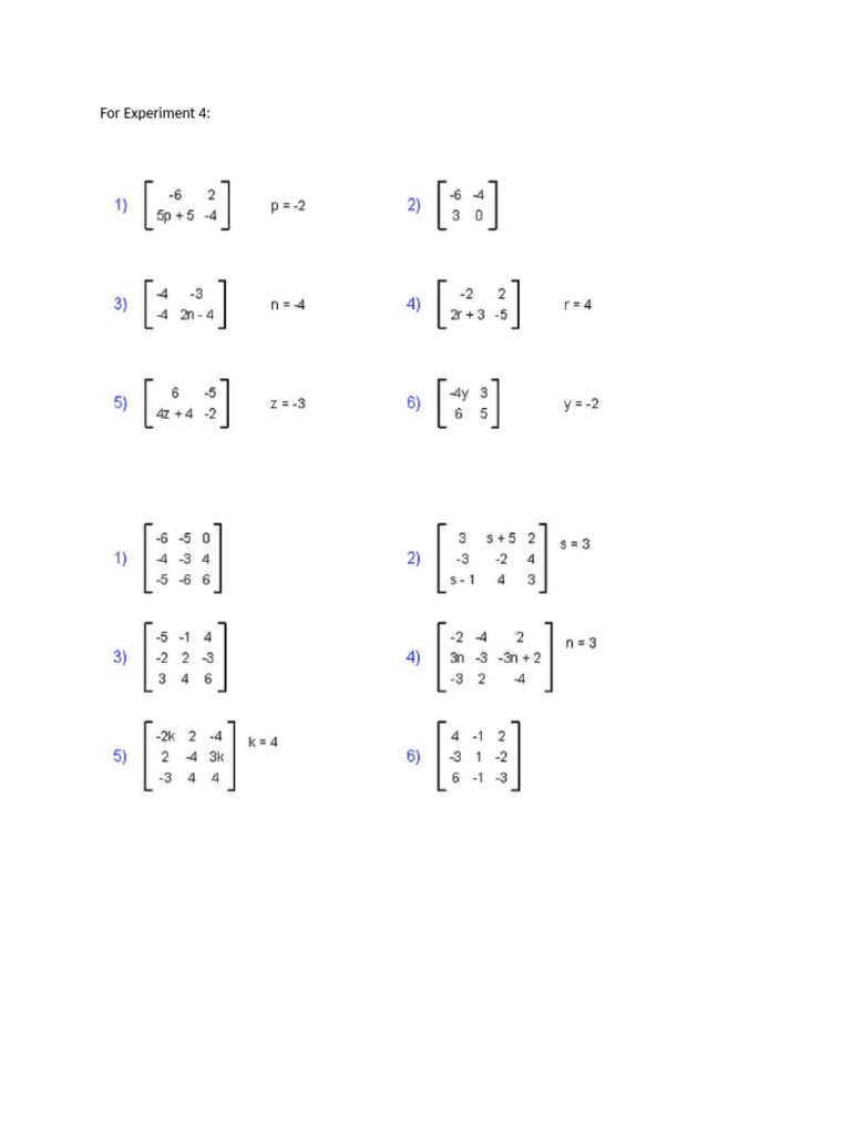 Advanced Mathematics-Experiment-4 | PDF