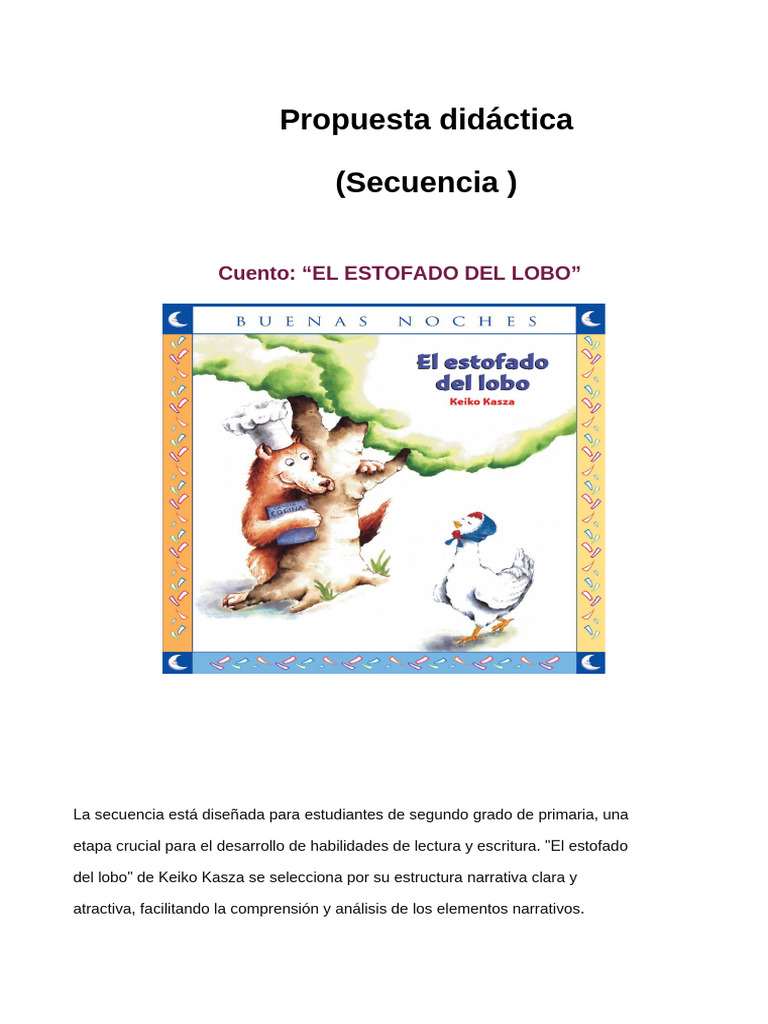 El Estofado Del Lobo | PDF | Comunicación | Escritura