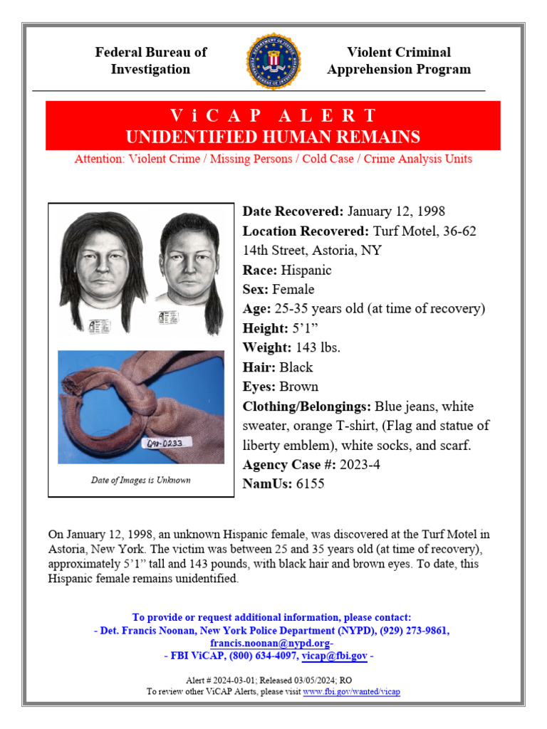Public Alert - Jane Doe 1998-Final | PDF