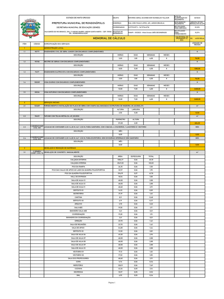 3-Mem. Calculo | PDF