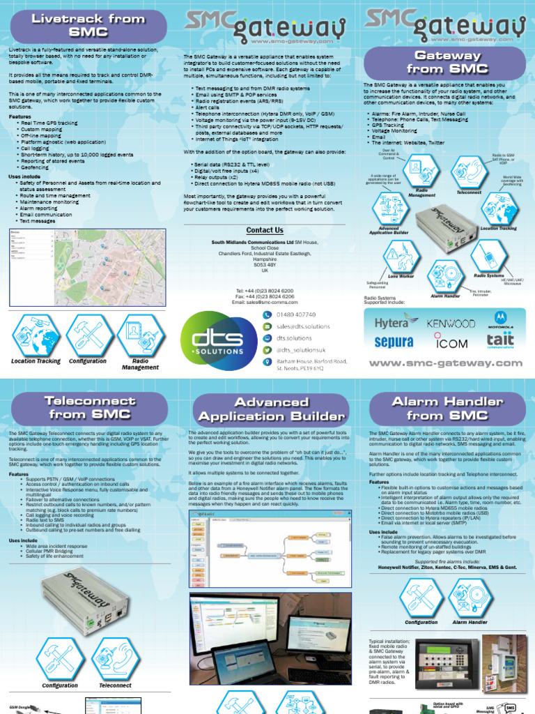 SMC Gateway: Alarm & Communication Solutions | PDF | Telephone | Voice ...