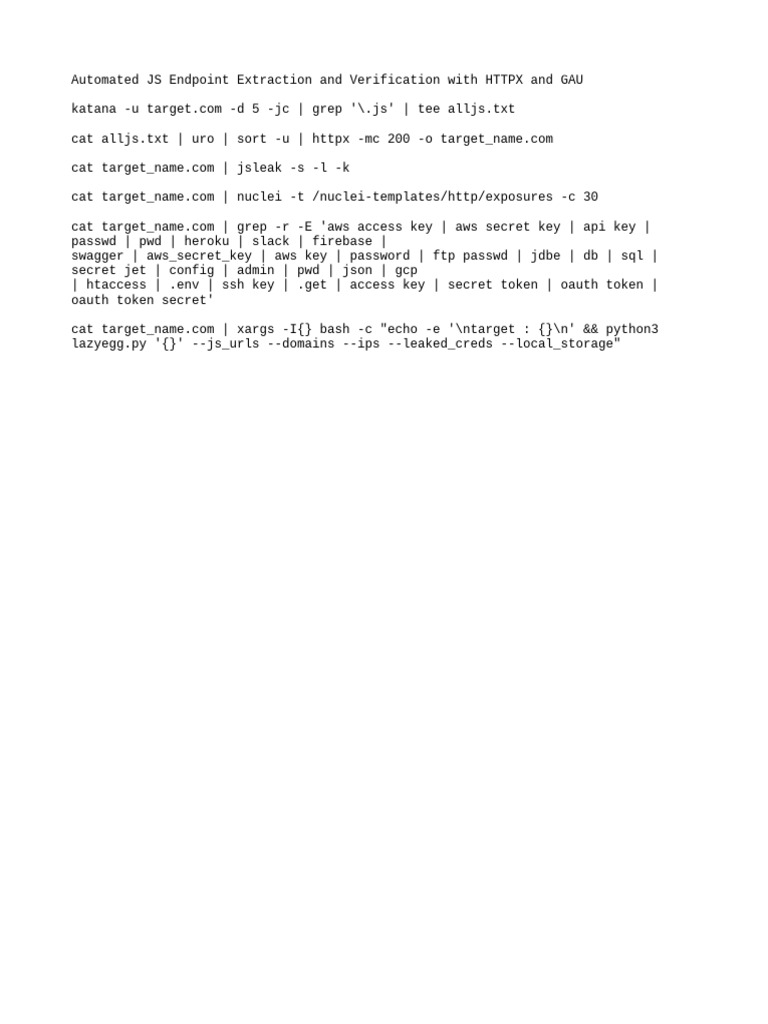 Automated JS Endpoint Extraction An | PDF