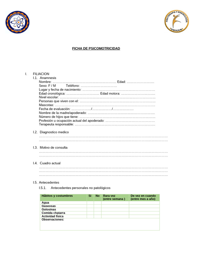 Ficha de Psicomotricidad - Hurtado Laura Alejandra | PDF | Handedness | Presión sanguínea