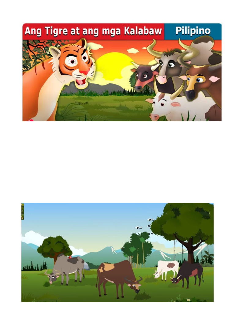 Ang Tigre at Ang Mga Kalabaw | PDF