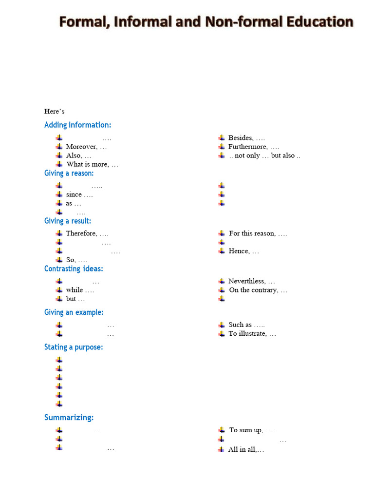 Essential Linking Words for Writing | PDF