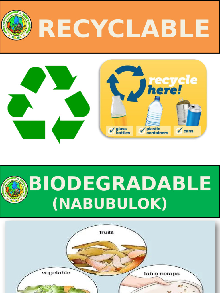 Trash Bins Labels | PDF
