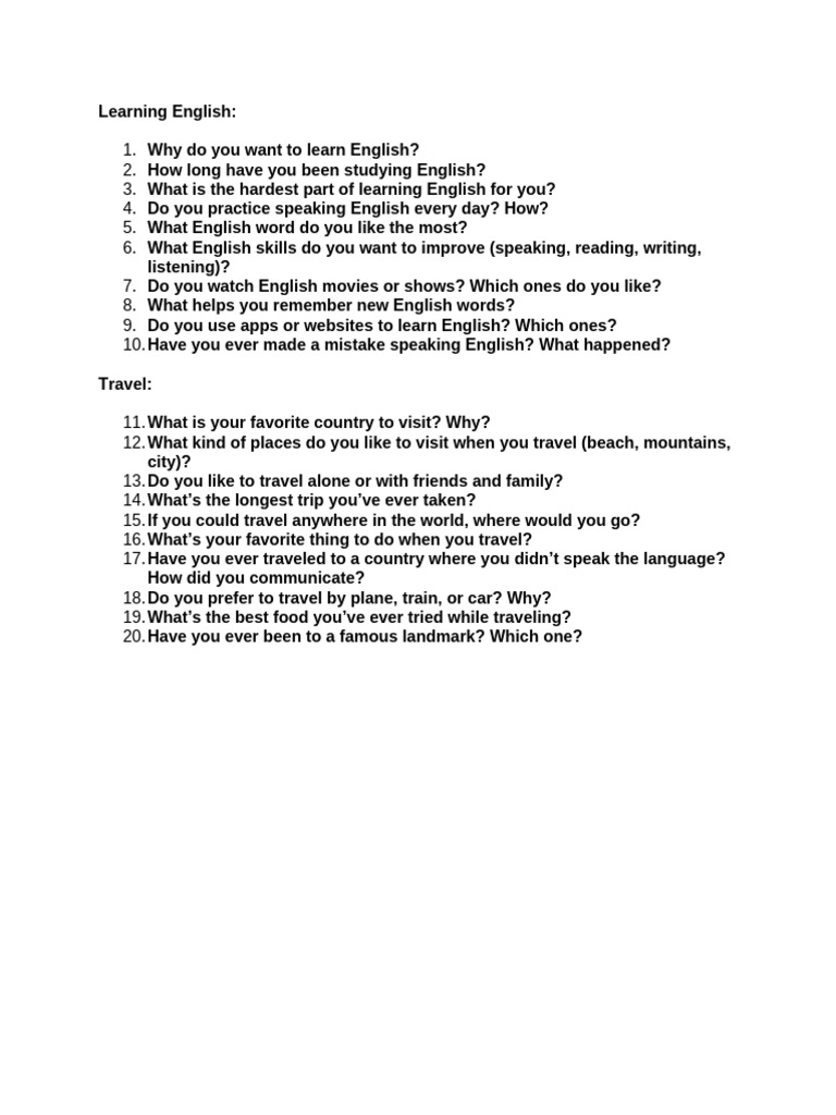 Learning English | PDF