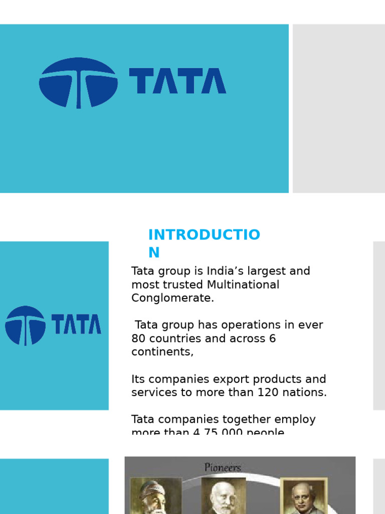 Overview of Tata Group's Global Operations | PDF