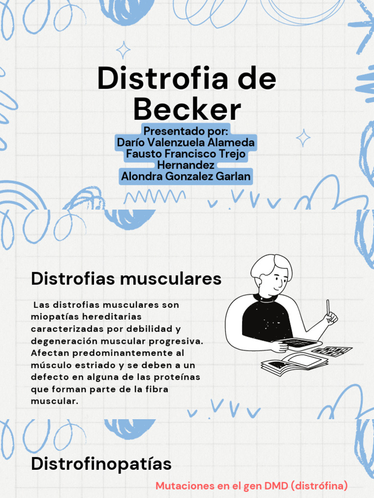 Distrofia de Becker | PDF | Especialidades Medicas | Enfermedades y ...