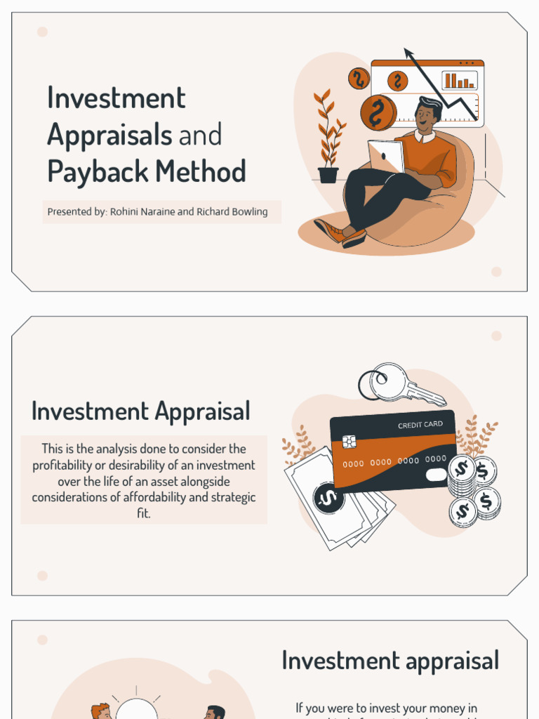 Investment Appraisals and Payback Method | PDF | Investing | Forecasting